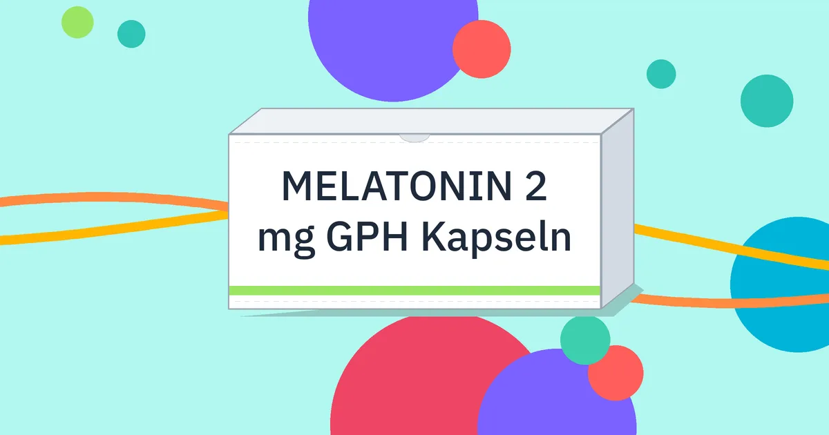 Symbolbild: Packung mit der Aufschrift MELATONIN 2 mg GPH Kapseln (PZN 09915787) – Verfügbarkeit und Bezug in Apotheken in Frankfurt am Main