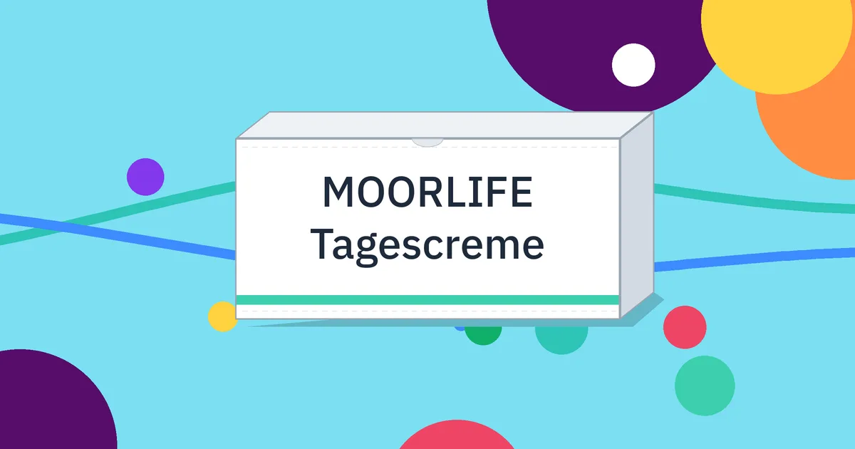 Symbolbild: Packung mit der Aufschrift MOORLIFE Tagescreme (PZN 08744131) – Verfügbarkeit und Bezug in Apotheken in Frankfurt am Main