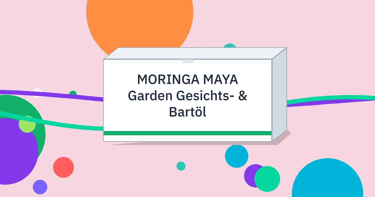 Symbolbild: Packung mit der Aufschrift MORINGA MAYA Garden Gesichts- & Bartöl (PZN 17953425) – Verfügbarkeit und Bezug in Apotheken in Frankfurt am Main