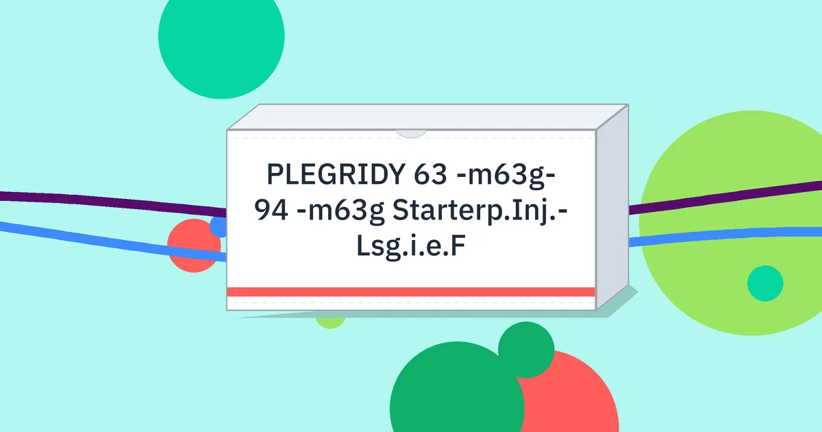 Symbolbild: Packung mit der Aufschrift PLEGRIDY 63 -m63g-94 -m63g Starterp.Inj.-Lsg.i.e.F (PZN 11073120) – Verfügbarkeit und Bezug in Apotheken in Frankfurt am Main