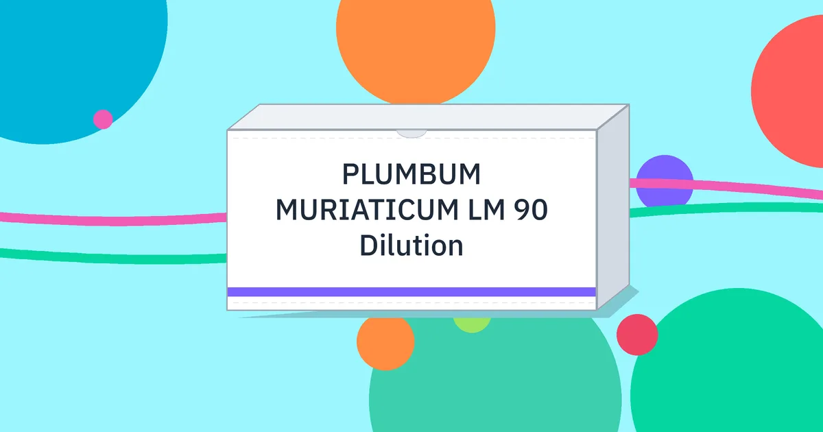 Symbolbild: Packung mit der Aufschrift PLUMBUM MURIATICUM LM 90 Dilution (PZN 13041868) – Verfügbarkeit und Bezug in Apotheken in Frankfurt am Main