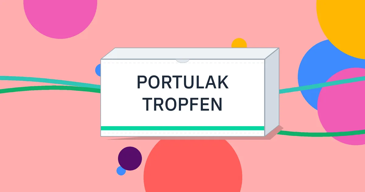 Symbolbild: Packung mit der Aufschrift PORTULAK TROPFEN (PZN 14283645) – Verfügbarkeit und Bezug in Apotheken in Frankfurt am Main