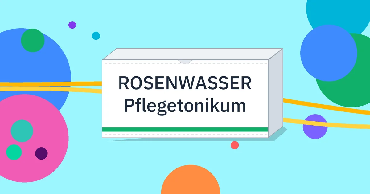 Symbolbild: Packung mit der Aufschrift ROSENWASSER Pflegetonikum (PZN 11524462) – Verfügbarkeit und Bezug in Apotheken in Frankfurt am Main