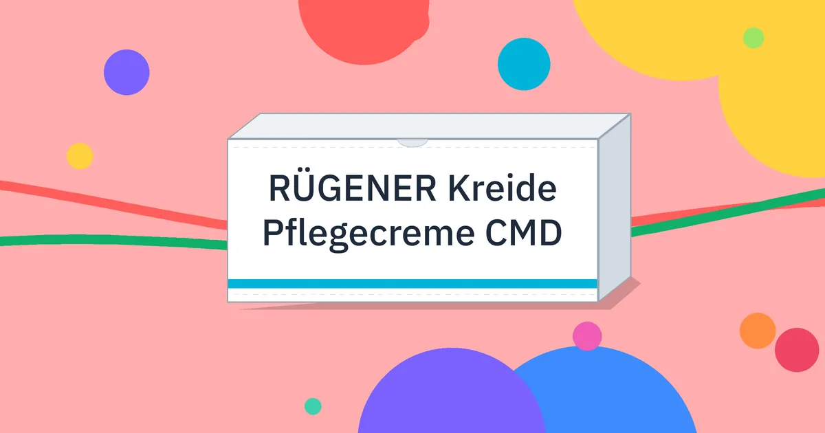 Symbolbild: Packung mit der Aufschrift RÜGENER Kreide Pflegecreme CMD (PZN 17944900) – Verfügbarkeit und Bezug in Apotheken in Frankfurt am Main