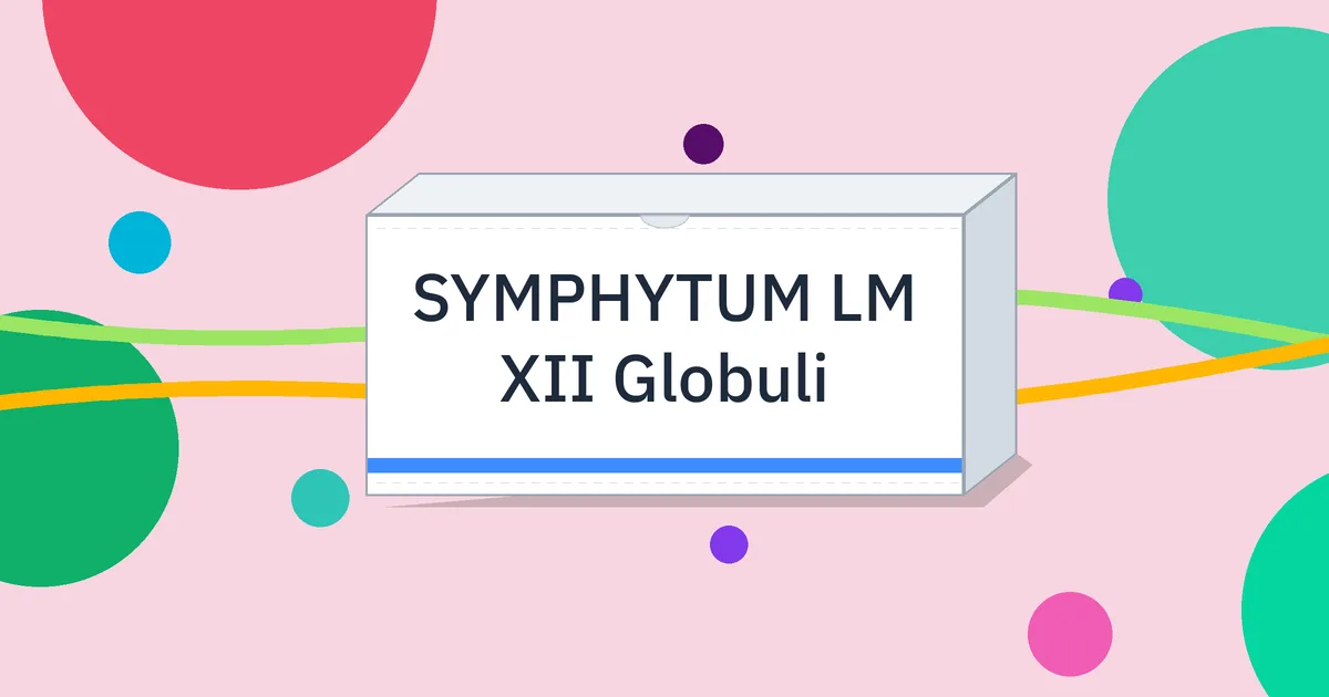 Symbolbild: Packung mit der Aufschrift SYMPHYTUM LM XII Globuli (PZN 02679013) – Verfügbarkeit und Bezug in Apotheken in Frankfurt am Main