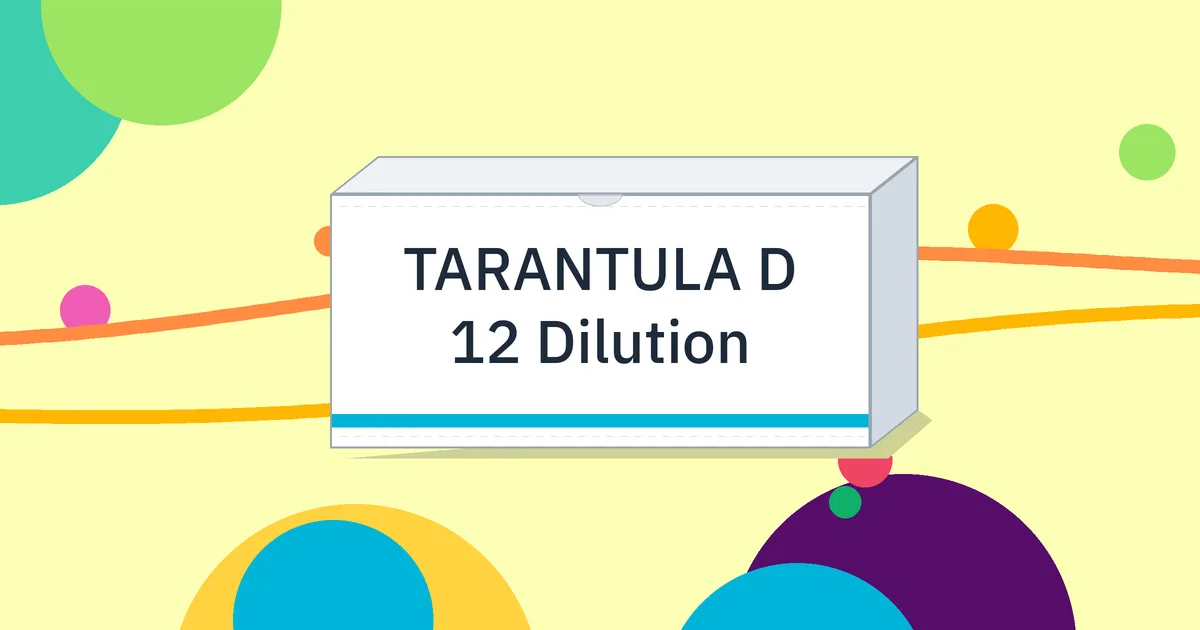 Symbolbild: Packung mit der Aufschrift TARANTULA D 12 Dilution (PZN 02622734) – Verfügbarkeit und Bezug in Apotheken in Frankfurt am Main