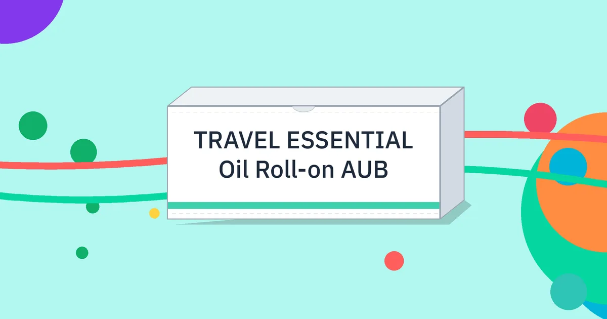 Symbolbild: Packung mit der Aufschrift TRAVEL ESSENTIAL Oil Roll-on AUB (PZN 19707989) – Verfügbarkeit und Bezug in Apotheken in Frankfurt am Main