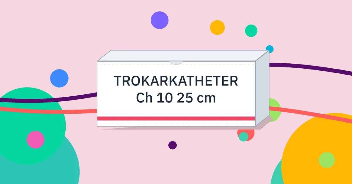 Symbolbild: Packung mit der Aufschrift TROKARKATHETER Ch 10 25 cm (PZN 10033868) – Verfügbarkeit und Bezug in Apotheken in Frankfurt am Main