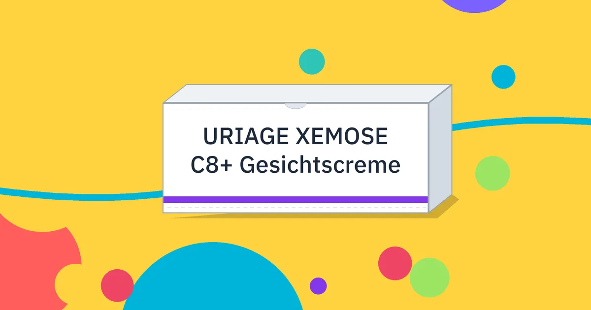 Symbolbild: Packung mit der Aufschrift URIAGE XEMOSE C8+ Gesichtscreme (PZN 20083376) – Verfügbarkeit und Bezug in Apotheken in Frankfurt am Main