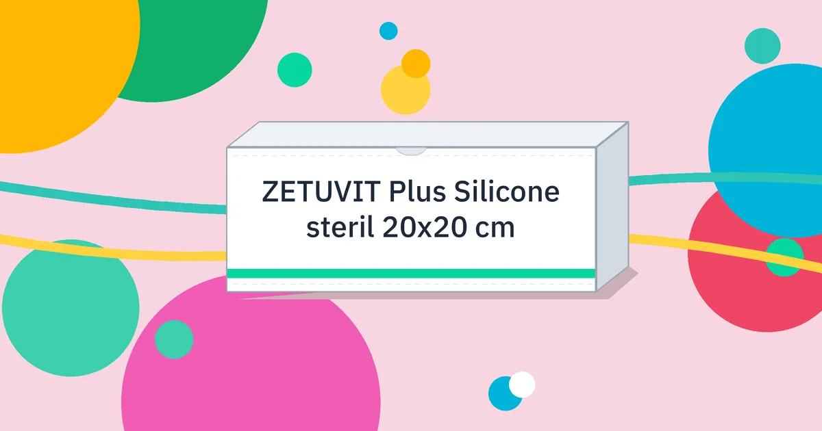Symbolbild: Packung mit der Aufschrift ZETUVIT Plus Silicone steril 20x20 cm (PZN 17840603) – Verfügbarkeit und Bezug in Apotheken in Frankfurt am Main