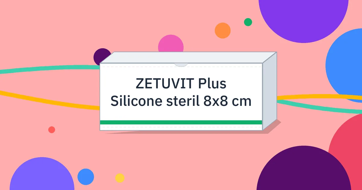 Symbolbild: Packung mit der Aufschrift ZETUVIT Plus Silicone steril 8x8 cm (PZN 20016374) – Verfügbarkeit und Bezug in Apotheken in Frankfurt am Main