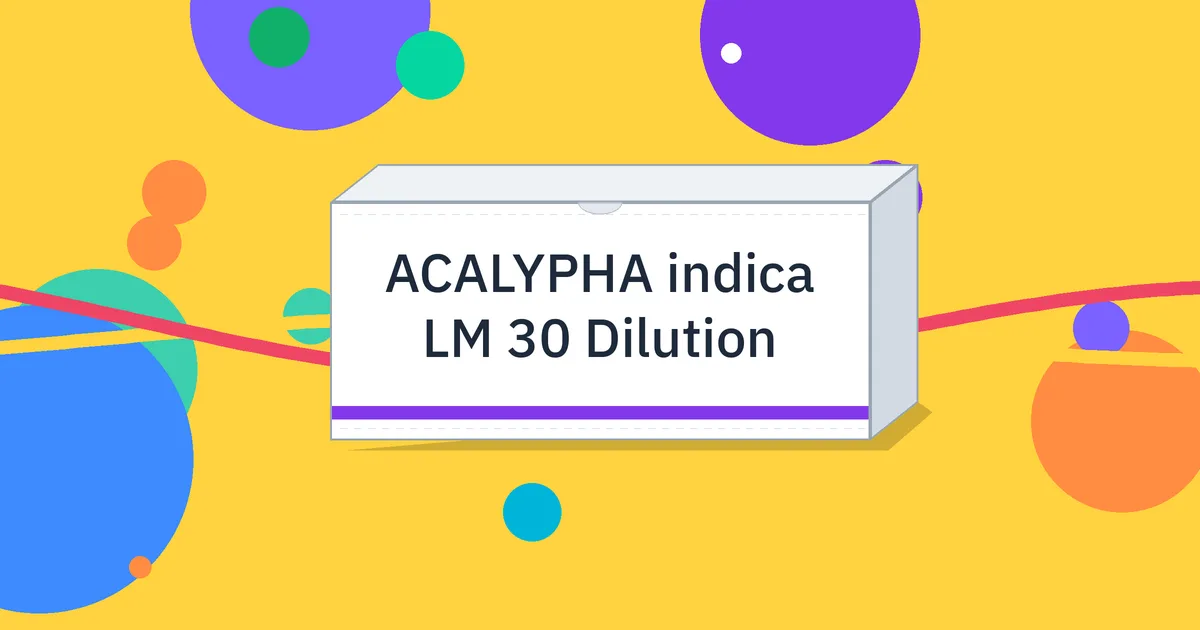 Symbolbild: Packung mit der Aufschrift ACALYPHA indica LM 30 Dilution (PZN 13262782) – Verfügbarkeit und Bezug in Apotheken in Frankfurt am Main