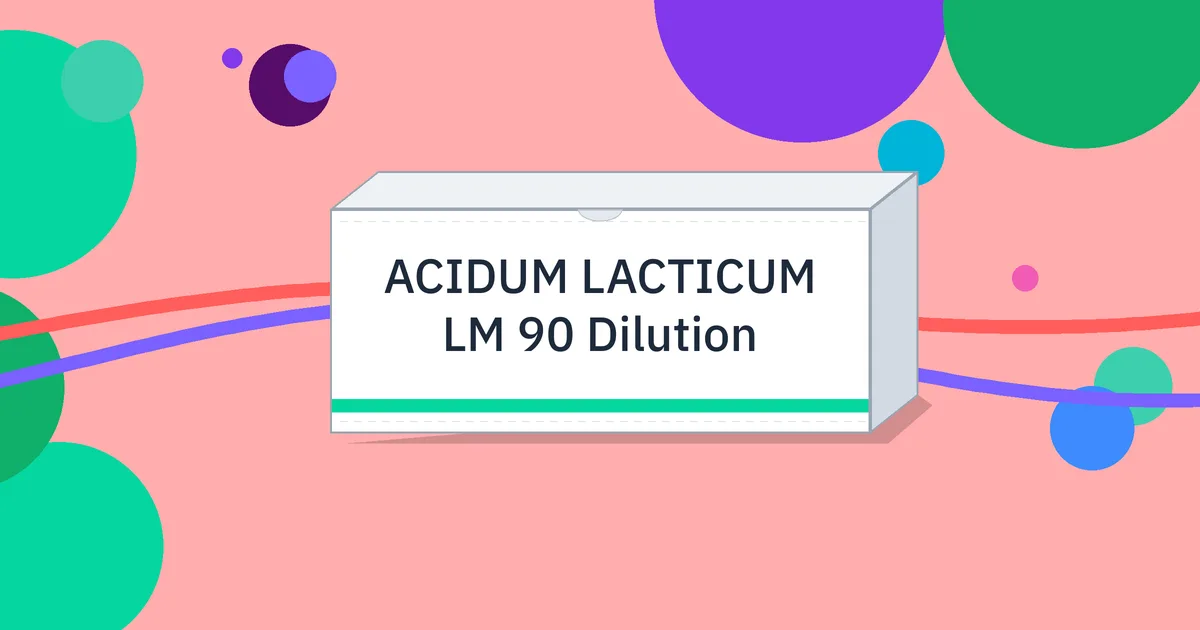 Symbolbild: Packung mit der Aufschrift ACIDUM LACTICUM LM 90 Dilution (PZN 13279788) – Verfügbarkeit und Bezug in Apotheken in Frankfurt am Main