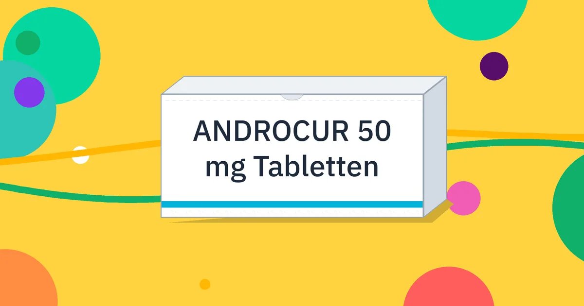 Symbolbild: Packung mit der Aufschrift ANDROCUR 50 mg Tabletten (PZN 18266721) – Verfügbarkeit und Bezug in Apotheken in Frankfurt am Main