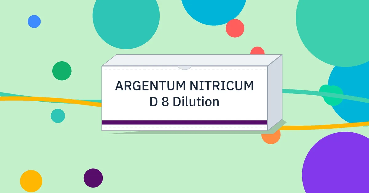 Symbolbild: Packung mit der Aufschrift ARGENTUM NITRICUM D 8 Dilution (PZN 02607284) – Verfügbarkeit und Bezug in Apotheken in Frankfurt am Main