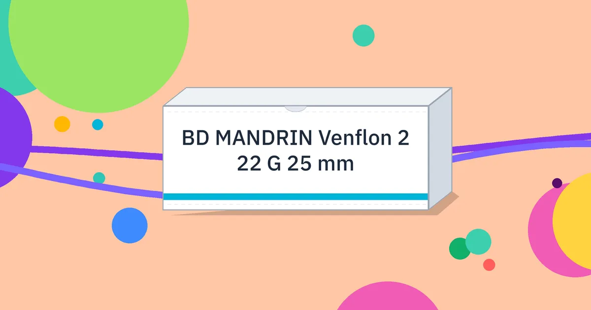 Symbolbild: Packung mit der Aufschrift BD MANDRIN Venflon 2 22 G 25 mm (PZN 13871469) – Verfügbarkeit und Bezug in Apotheken in Frankfurt am Main
