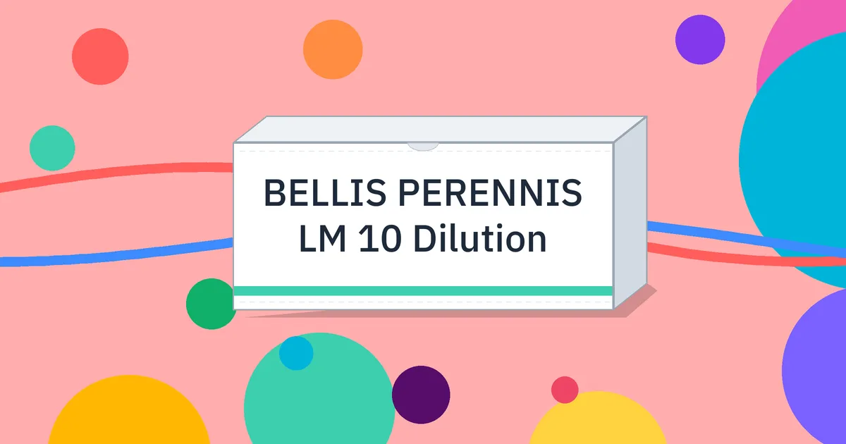 Symbolbild: Packung mit der Aufschrift BELLIS PERENNIS LM 10 Dilution (PZN 12791567) – Verfügbarkeit und Bezug in Apotheken in Frankfurt am Main