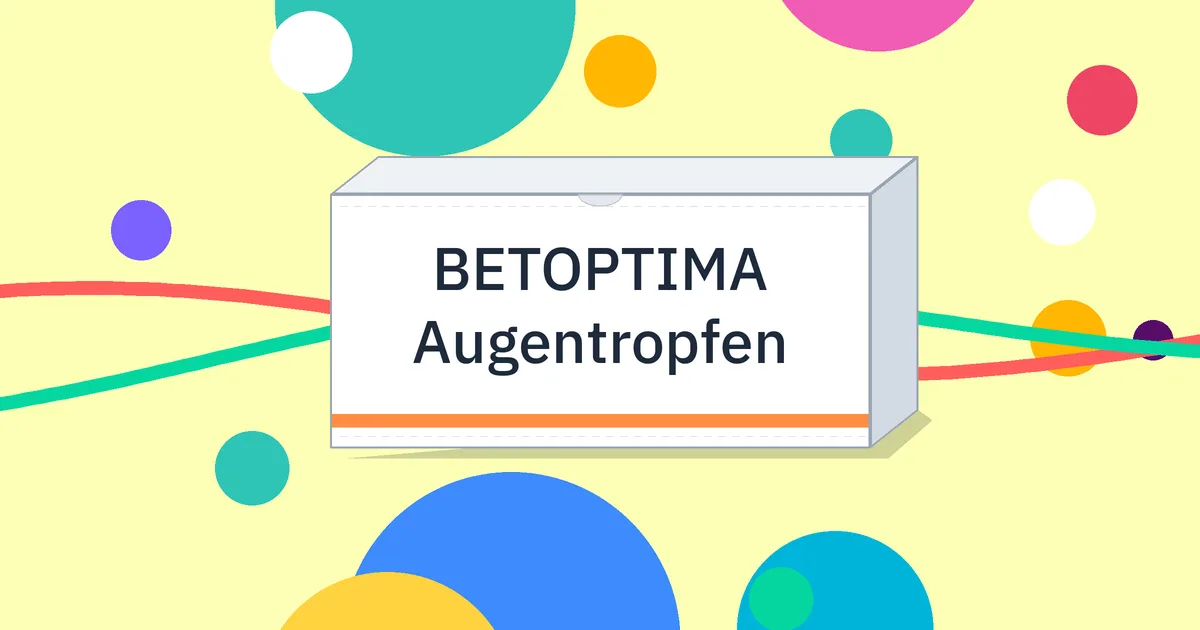 Symbolbild: Packung mit der Aufschrift BETOPTIMA Augentropfen (PZN 03204424) – Verfügbarkeit und Bezug in Apotheken in Frankfurt am Main