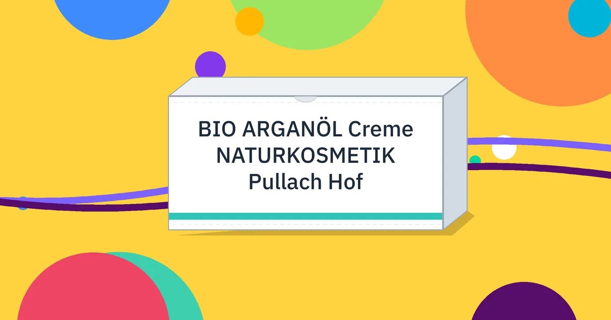 Symbolbild: Packung mit der Aufschrift BIO ARGANÖL Creme NATURKOSMETIK Pullach Hof (PZN 14262643) – Verfügbarkeit und Bezug in Apotheken in Frankfurt am Main