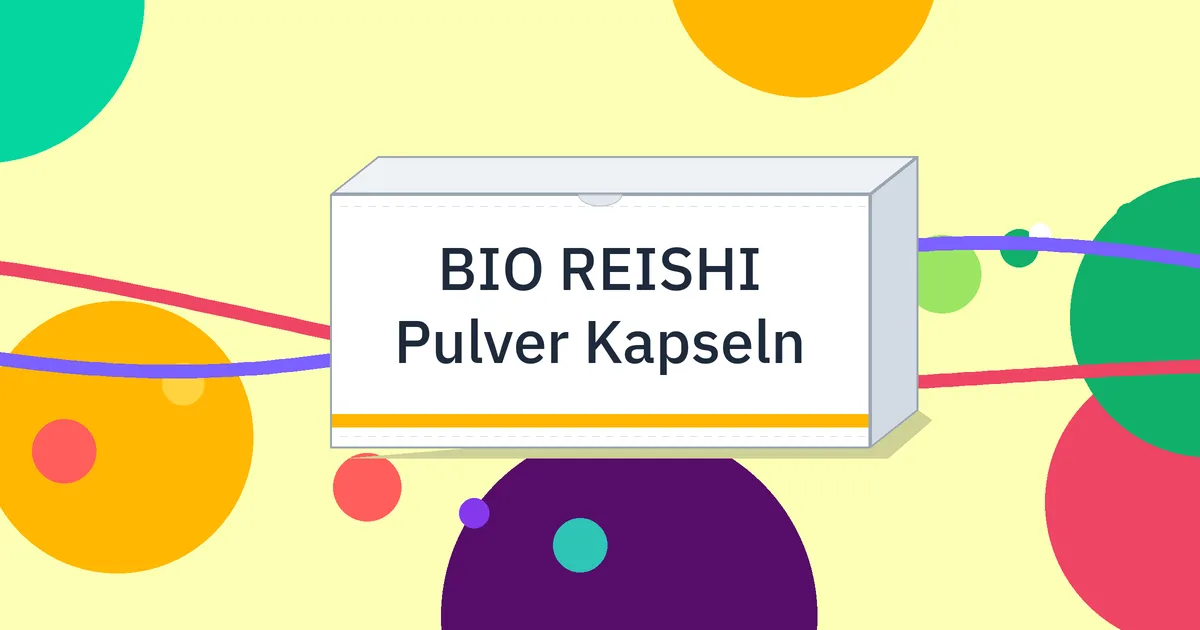 Symbolbild: Packung mit der Aufschrift BIO REISHI Pulver Kapseln (PZN 17628369) – Verfügbarkeit und Bezug in Apotheken in Frankfurt am Main