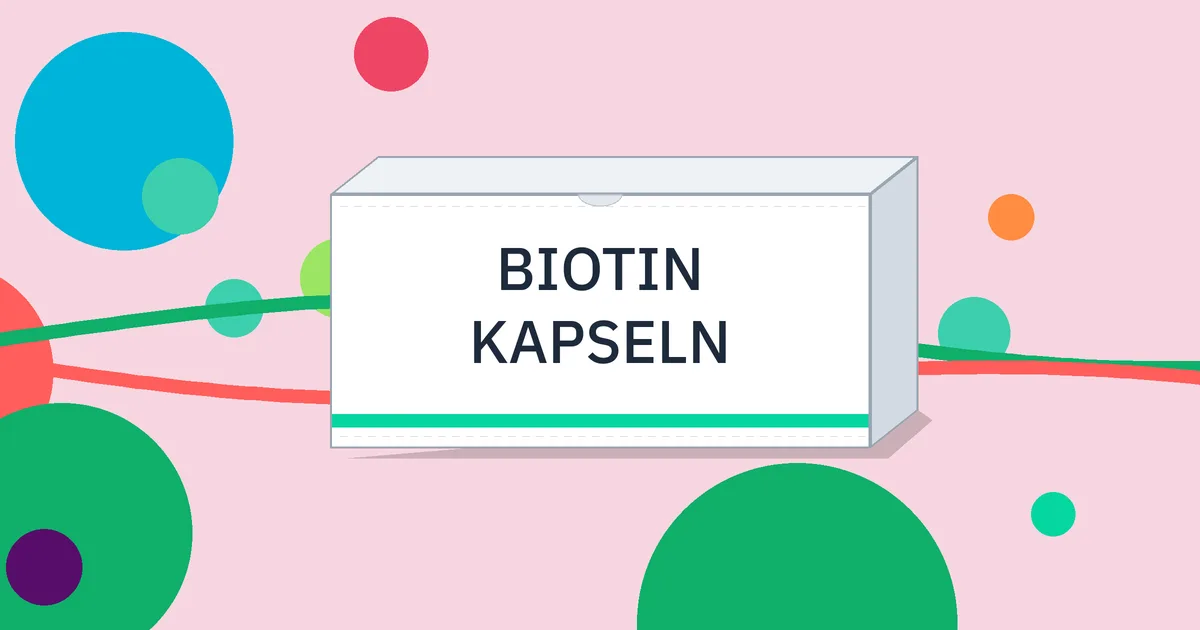 Symbolbild: Packung mit der Aufschrift BIOTIN KAPSELN (PZN 02260314) – Verfügbarkeit und Bezug in Apotheken in Frankfurt am Main