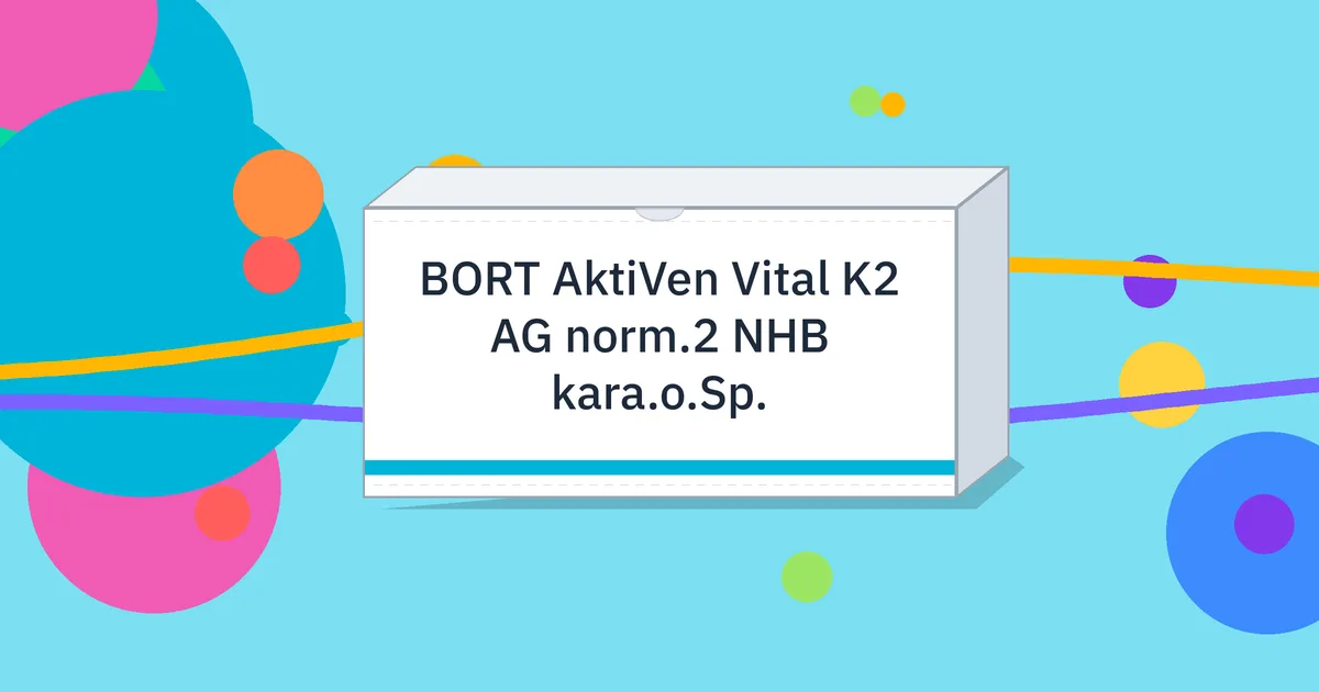 Symbolbild: Packung mit der Aufschrift BORT AktiVen Vital K2 AG norm.2 NHB kara.o.Sp. (PZN 12383934) – Verfügbarkeit und Bezug in Apotheken in Frankfurt am Main