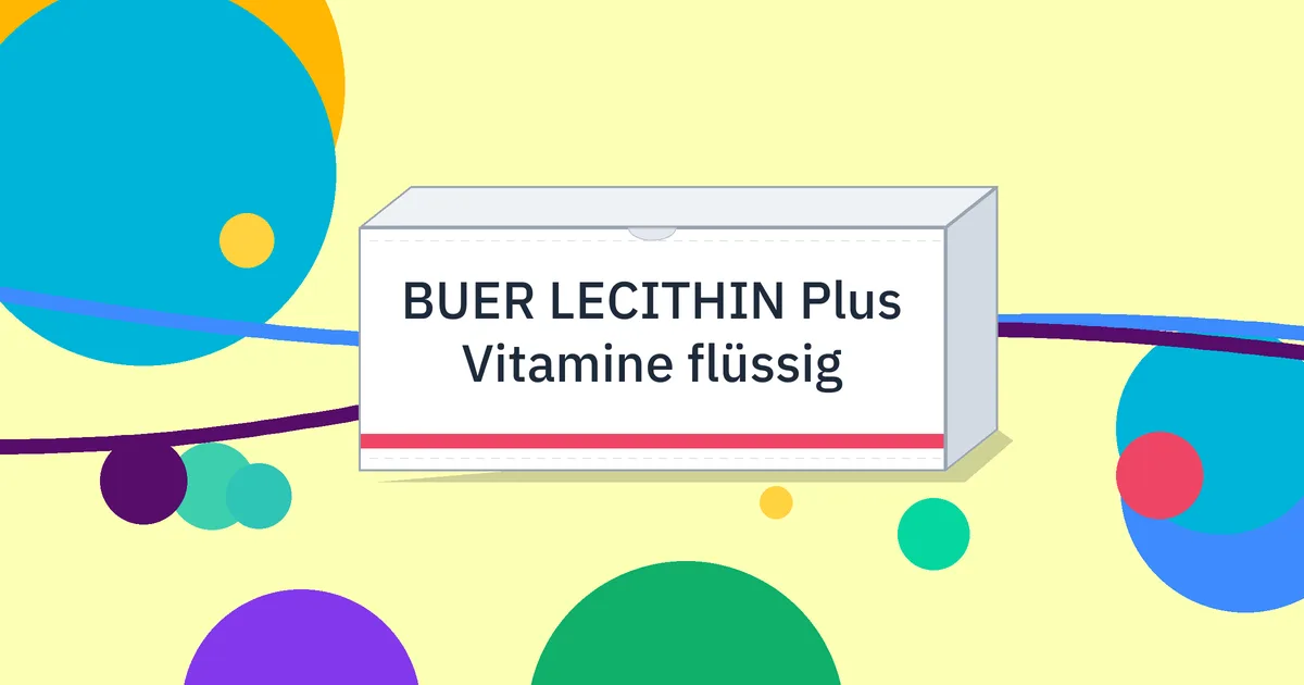 Symbolbild: Packung mit der Aufschrift BUER LECITHIN Plus Vitamine flüssig (PZN 00612795) – Verfügbarkeit und Bezug in Apotheken in Frankfurt am Main