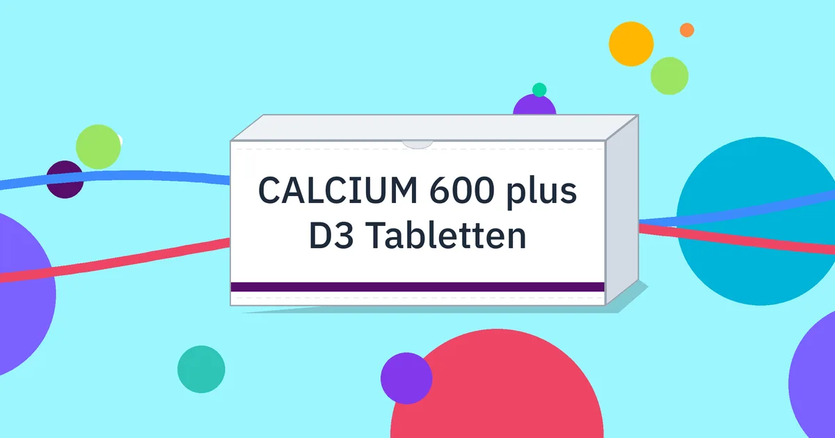 Symbolbild: Packung mit der Aufschrift CALCIUM 600 plus D3 Tabletten (PZN 09424776) – Verfügbarkeit und Bezug in Apotheken in Frankfurt am Main