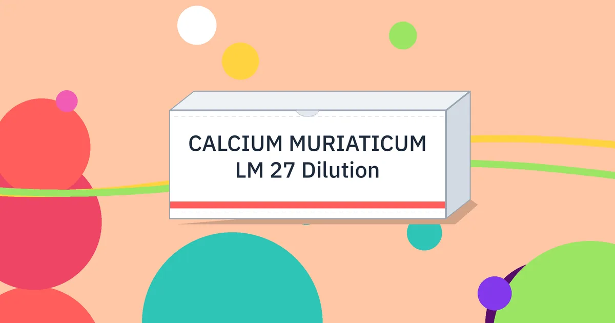 Symbolbild: Packung mit der Aufschrift CALCIUM MURIATICUM LM 27 Dilution (PZN 13409469) – Verfügbarkeit und Bezug in Apotheken in Frankfurt am Main