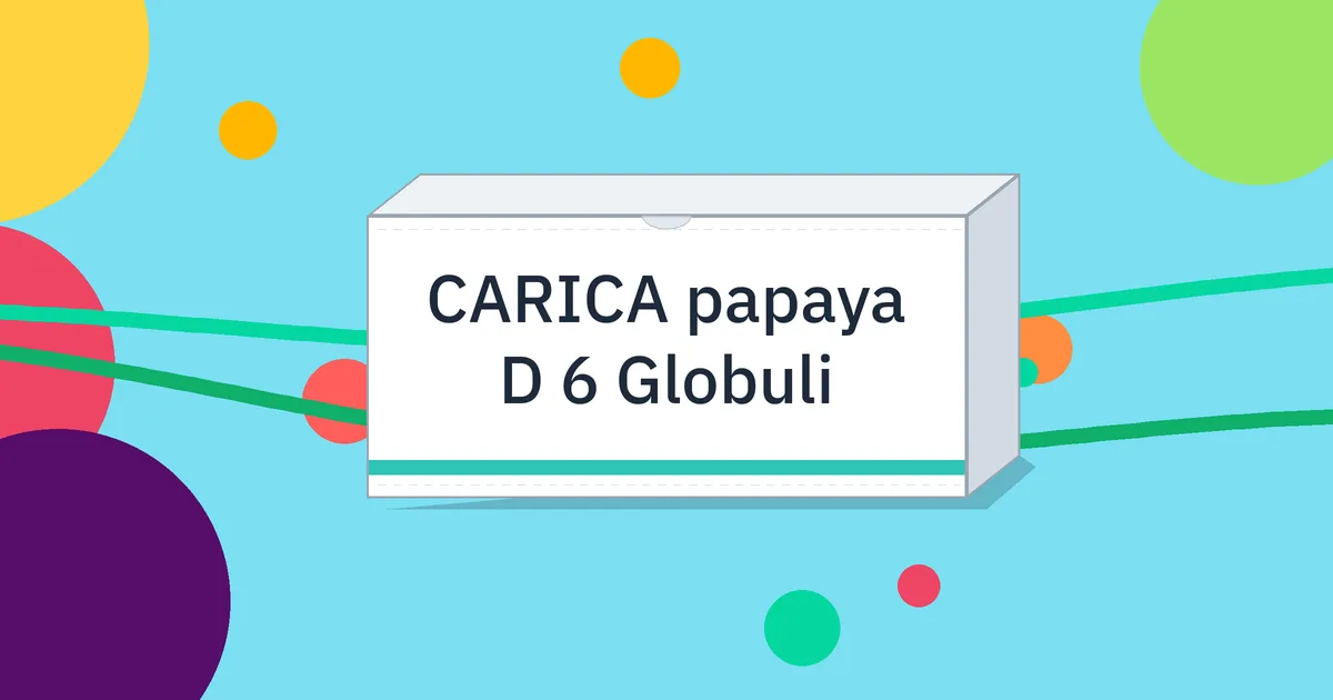 Symbolbild: Packung mit der Aufschrift CARICA papaya D 6 Globuli (PZN 16689825) – Verfügbarkeit und Bezug in Apotheken in Frankfurt am Main