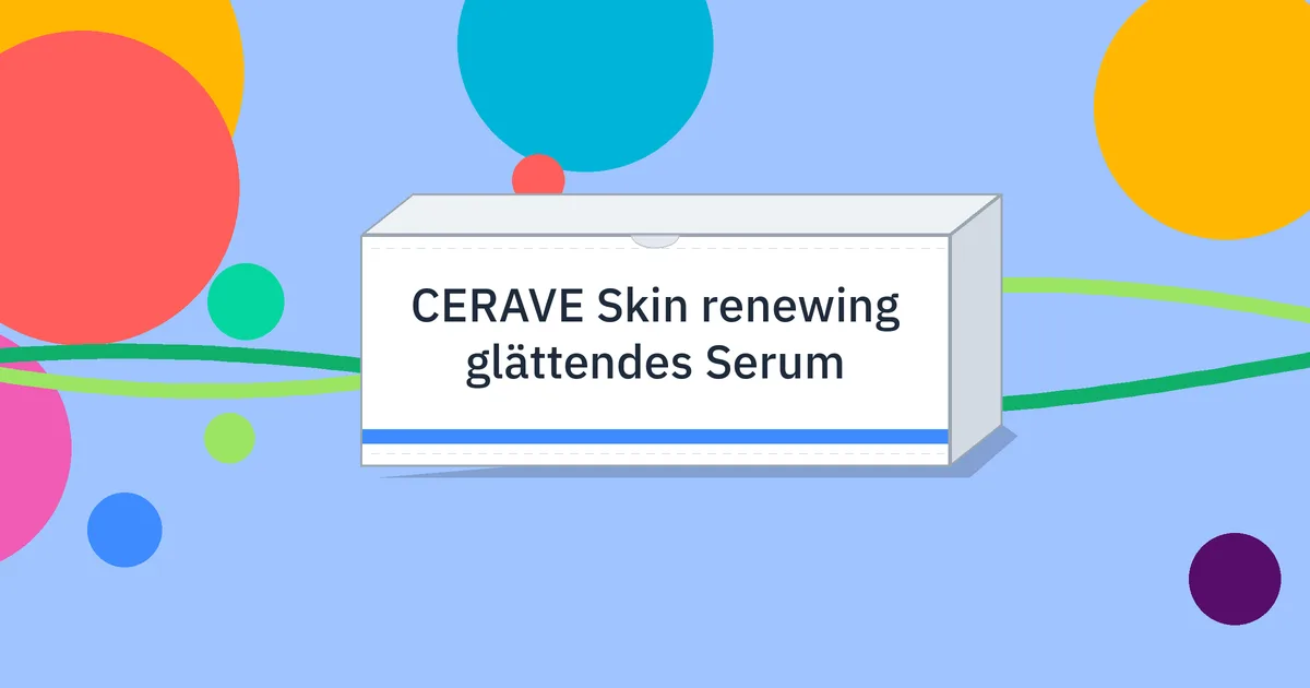 Symbolbild: Packung mit der Aufschrift CERAVE Skin renewing glättendes Serum (PZN 19979417) – Verfügbarkeit und Bezug in Apotheken in Frankfurt am Main