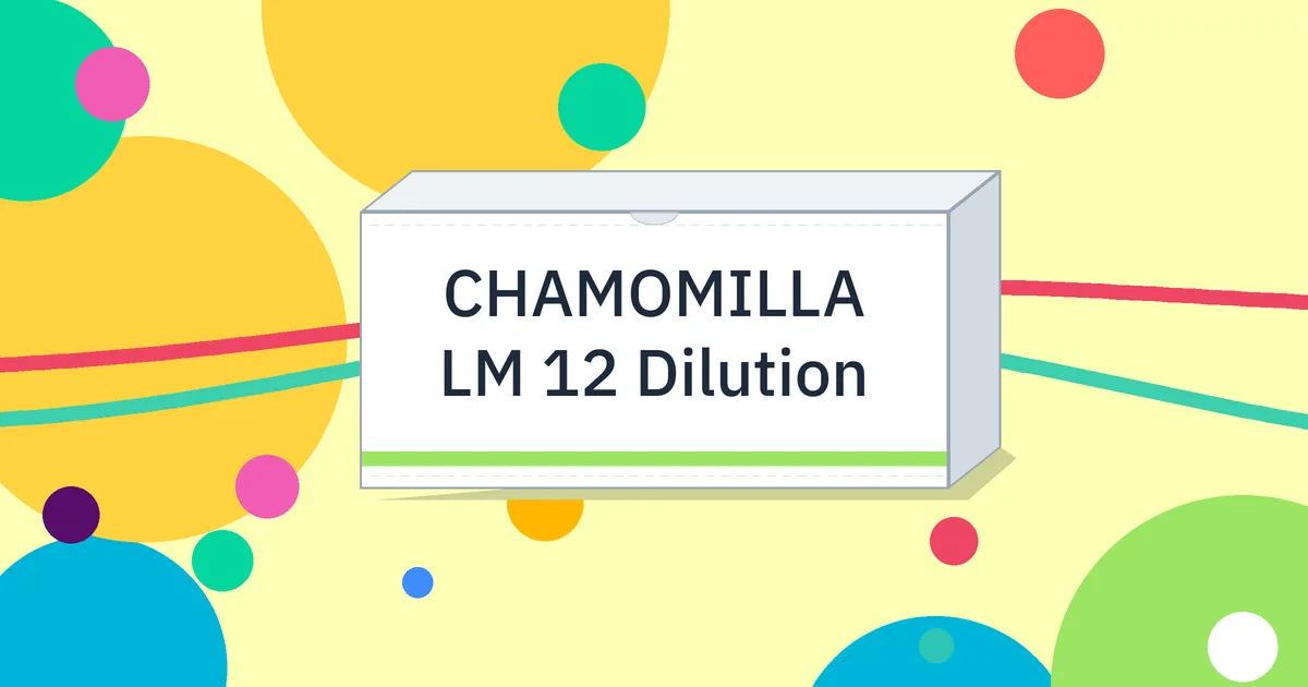 Symbolbild: Packung mit der Aufschrift CHAMOMILLA LM 12 Dilution (PZN 02601436) – Verfügbarkeit und Bezug in Apotheken in Frankfurt am Main