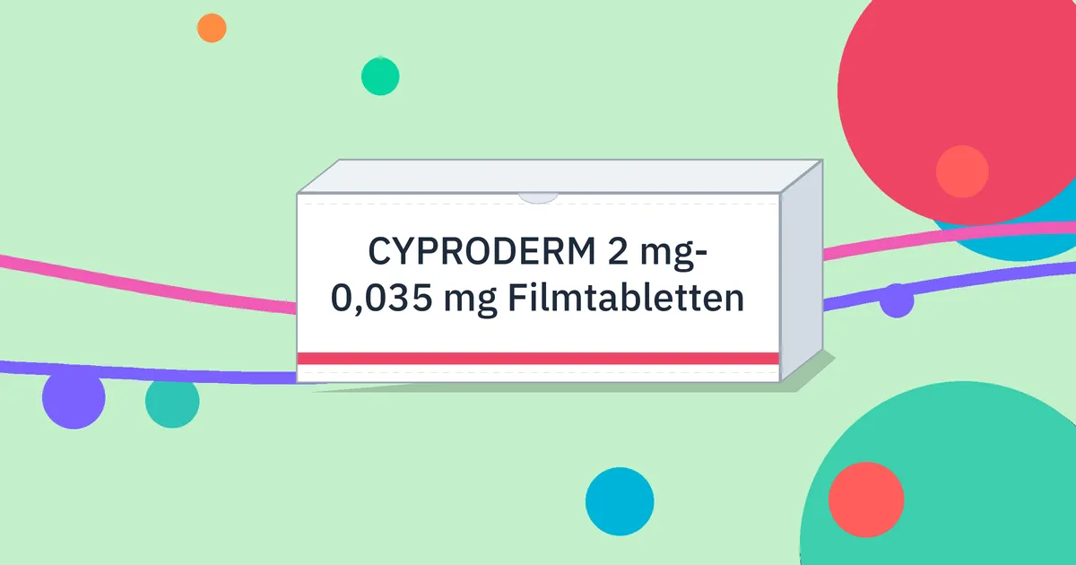Symbolbild: Packung mit der Aufschrift CYPRODERM 2 mg-0,035 mg Filmtabletten (PZN 04948196) – Verfügbarkeit und Bezug in Apotheken in Frankfurt am Main