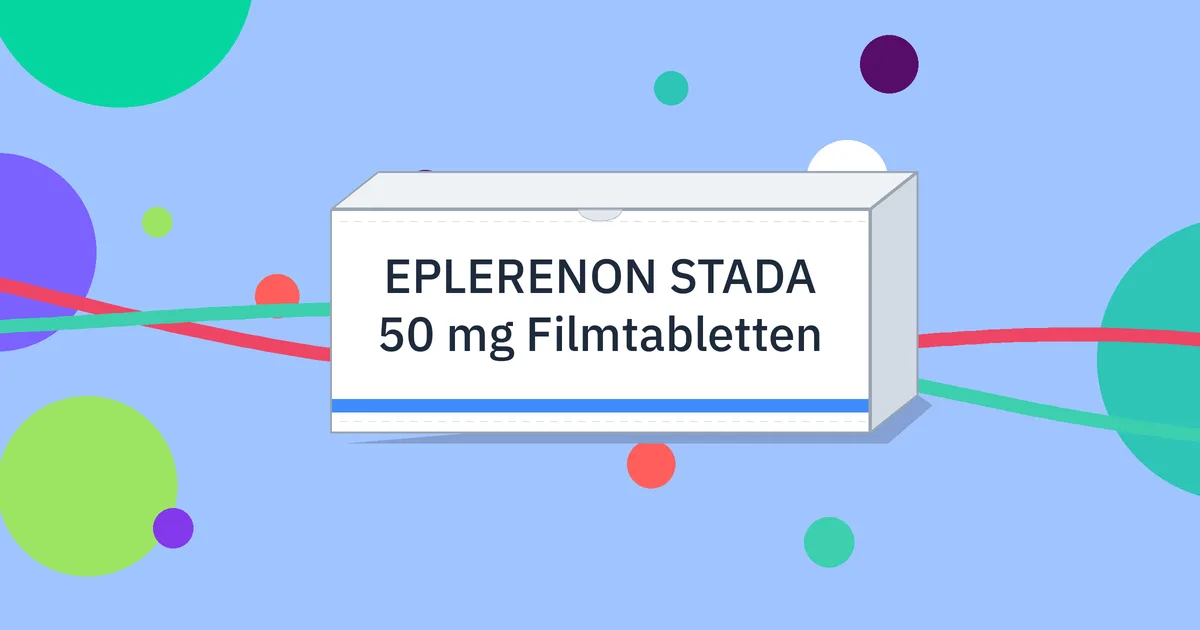 Symbolbild: Packung mit der Aufschrift EPLERENON STADA 50 mg Filmtabletten (PZN 10922054) – Verfügbarkeit und Bezug in Apotheken in Frankfurt am Main