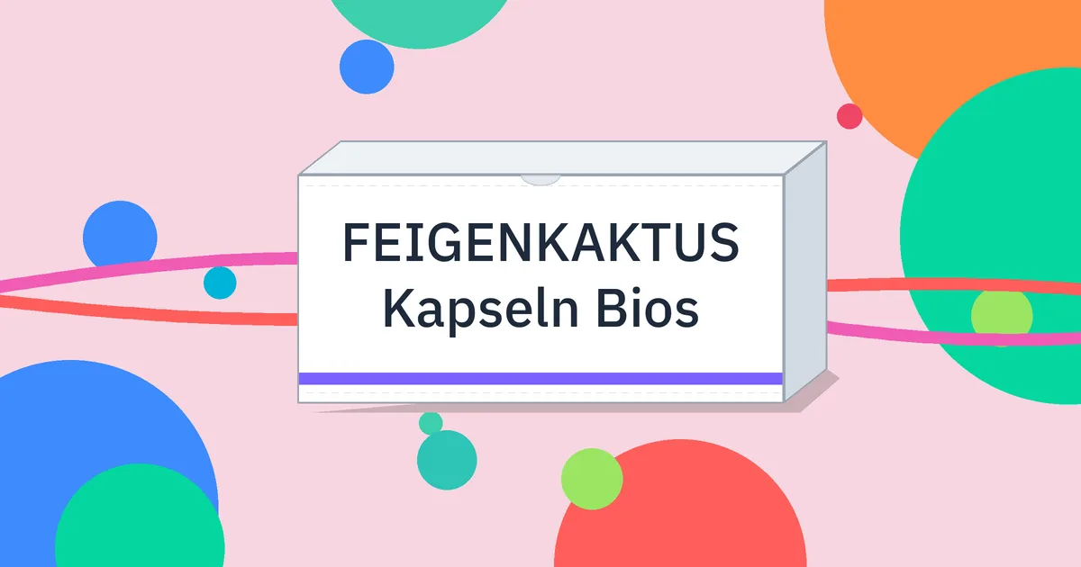 Symbolbild: Packung mit der Aufschrift FEIGENKAKTUS Kapseln Bios (PZN 06705084) – Verfügbarkeit und Bezug in Apotheken in Frankfurt am Main