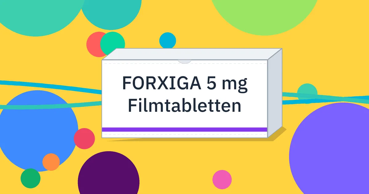Symbolbild: Packung mit der Aufschrift FORXIGA 5 mg Filmtabletten (PZN 18232828) – Verfügbarkeit und Bezug in Apotheken in Frankfurt am Main