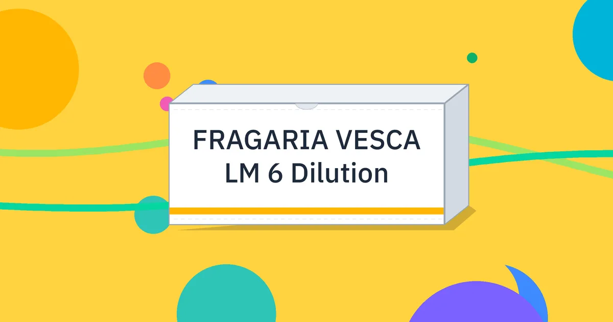 Symbolbild: Packung mit der Aufschrift FRAGARIA VESCA LM 6 Dilution (PZN 13490572) – Verfügbarkeit und Bezug in Apotheken in Frankfurt am Main