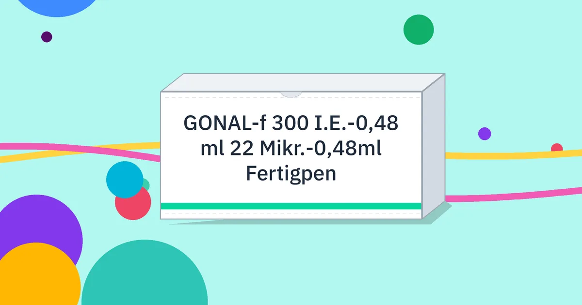 Symbolbild: Packung mit der Aufschrift GONAL-f 300 I.E.-0,48 ml 22 Mikr.-0,48ml Fertigpen (PZN 19637065) – Verfügbarkeit und Bezug in Apotheken in Frankfurt am Main