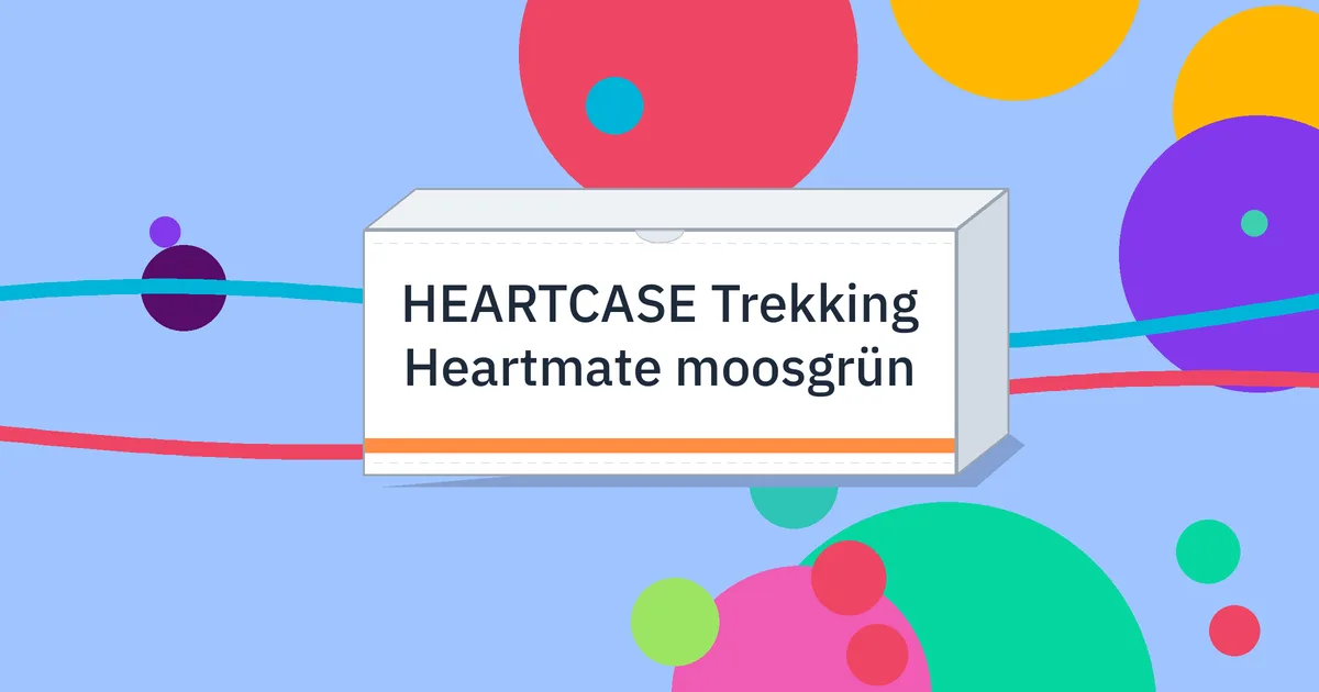 Symbolbild: Packung mit der Aufschrift HEARTCASE Trekking Heartmate moosgrün (PZN 18500128) – Verfügbarkeit und Bezug in Apotheken in Frankfurt am Main