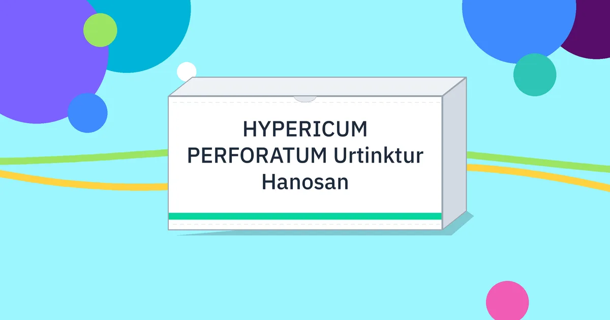 Symbolbild: Packung mit der Aufschrift HYPERICUM PERFORATUM Urtinktur Hanosan (PZN 07431588) – Verfügbarkeit und Bezug in Apotheken in Frankfurt am Main