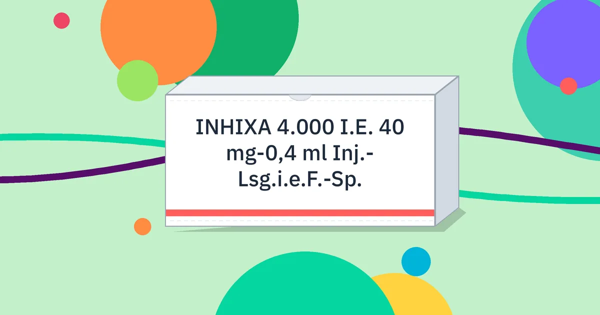 Symbolbild: Packung mit der Aufschrift INHIXA 4.000 I.E. 40 mg-0,4 ml Inj.-Lsg.i.e.F.-Sp. (PZN 14053632) – Verfügbarkeit und Bezug in Apotheken in Frankfurt am Main