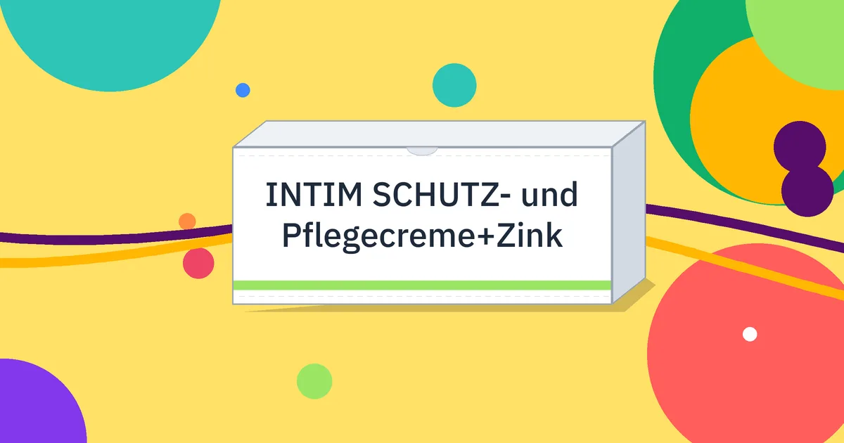 Symbolbild: Packung mit der Aufschrift INTIM SCHUTZ- und Pflegecreme+Zink (PZN 17297487) – Verfügbarkeit und Bezug in Apotheken in Frankfurt am Main