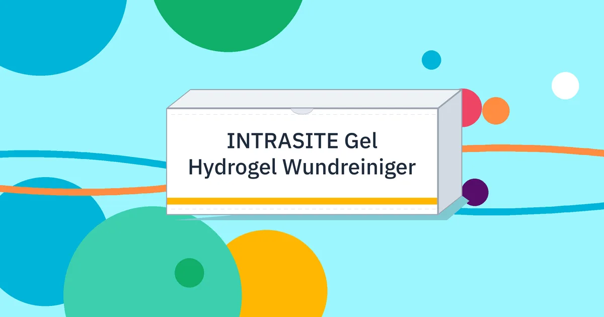 Symbolbild: Packung mit der Aufschrift INTRASITE Gel Hydrogel Wundreiniger (PZN 17270548) – Verfügbarkeit und Bezug in Apotheken in Frankfurt am Main