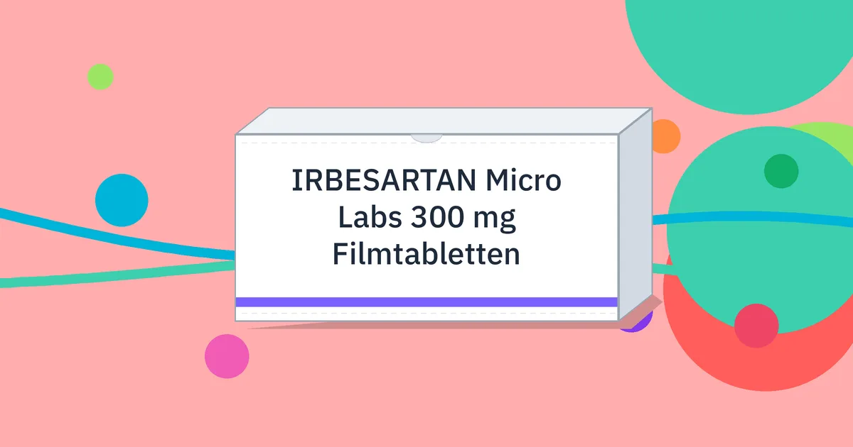 Symbolbild: Packung mit der Aufschrift IRBESARTAN Micro Labs 300 mg Filmtabletten (PZN 11544915) – Verfügbarkeit und Bezug in Apotheken in Frankfurt am Main