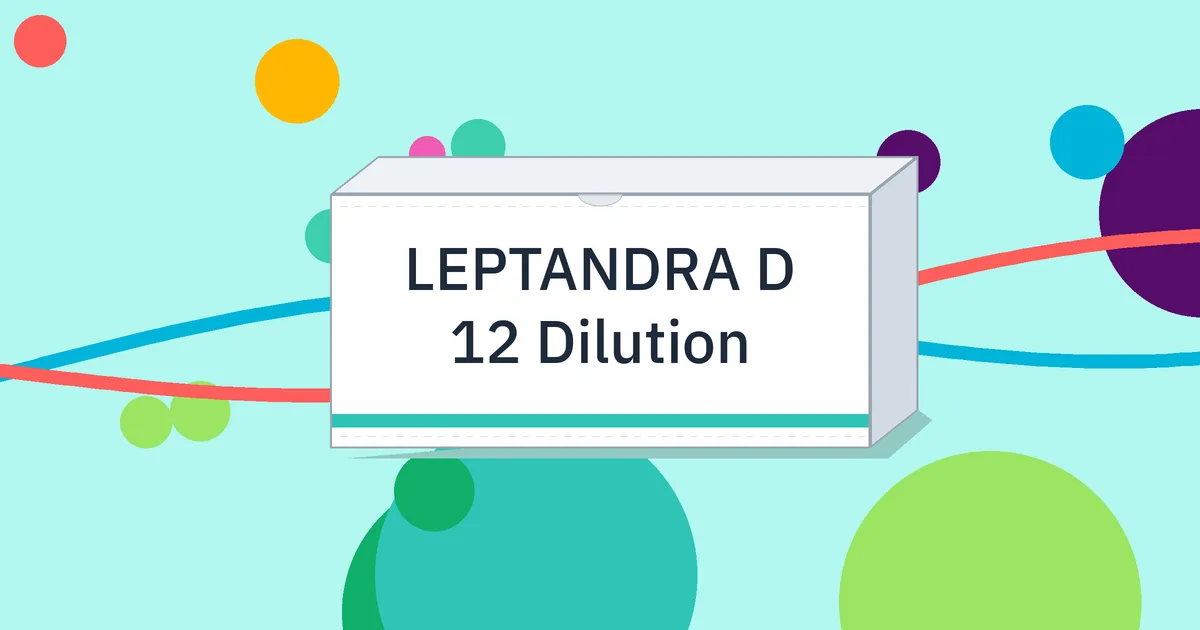 Symbolbild: Packung mit der Aufschrift LEPTANDRA D 12 Dilution (PZN 07172253) – Verfügbarkeit und Bezug in Apotheken in Frankfurt am Main