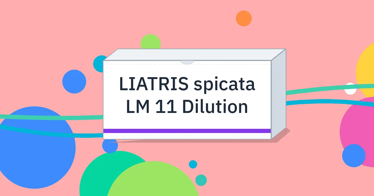Symbolbild: Packung mit der Aufschrift LIATRIS spicata LM 11 Dilution (PZN 13528702) – Verfügbarkeit und Bezug in Apotheken in Frankfurt am Main