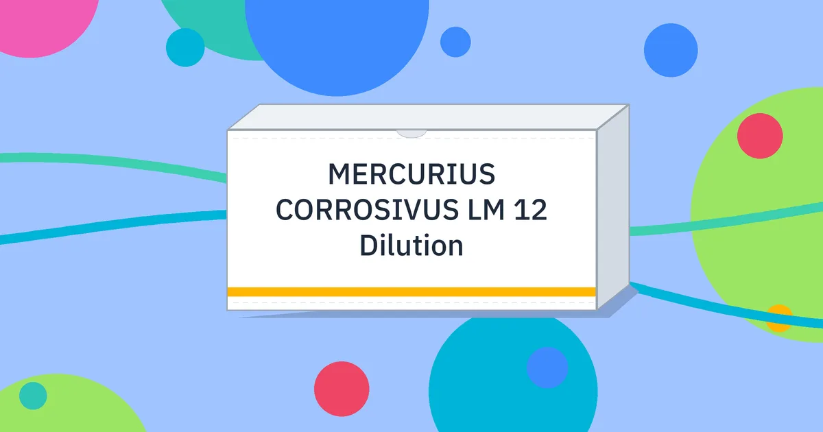 Symbolbild: Packung mit der Aufschrift MERCURIUS CORROSIVUS LM 12 Dilution (PZN 07541064) – Verfügbarkeit und Bezug in Apotheken in Frankfurt am Main