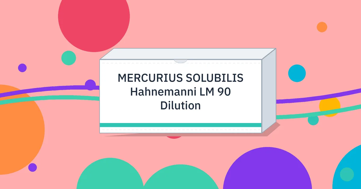 Symbolbild: Packung mit der Aufschrift MERCURIUS SOLUBILIS Hahnemanni LM 90 Dilution (PZN 12954319) – Verfügbarkeit und Bezug in Apotheken in Frankfurt am Main