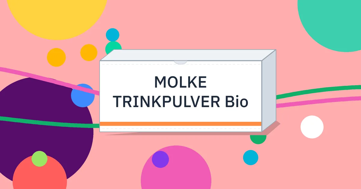 Symbolbild: Packung mit der Aufschrift MOLKE TRINKPULVER Bio (PZN 07537938) – Verfügbarkeit und Bezug in Apotheken in Frankfurt am Main