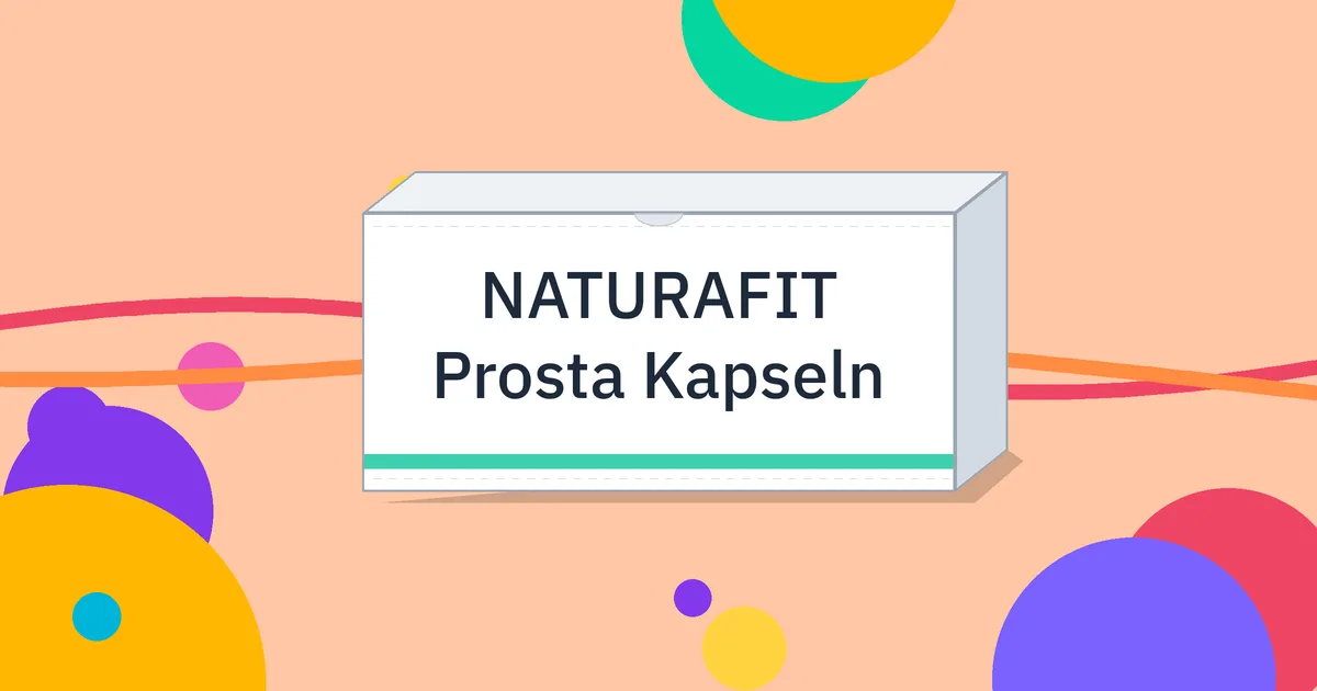 Symbolbild: Packung mit der Aufschrift NATURAFIT Prosta Kapseln (PZN 00691866) – Verfügbarkeit und Bezug in Apotheken in Frankfurt am Main